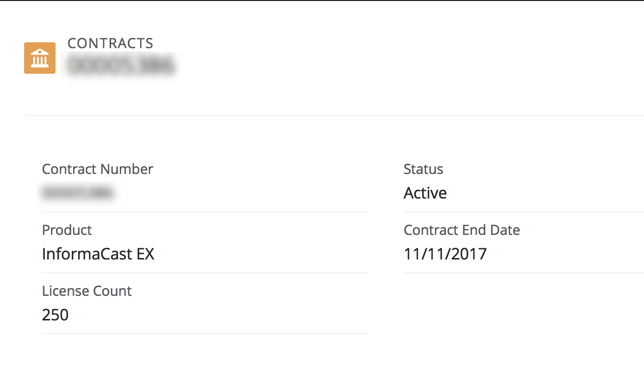View My Contract Information